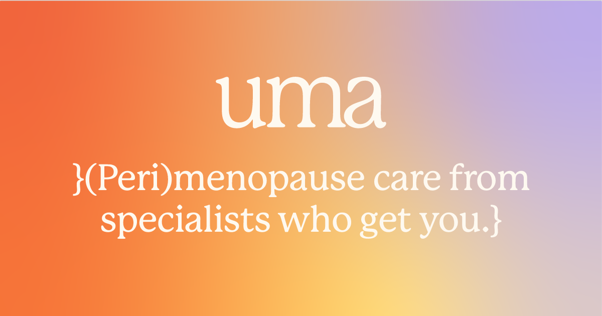 Uma Health | Guidance for (peri)menopause